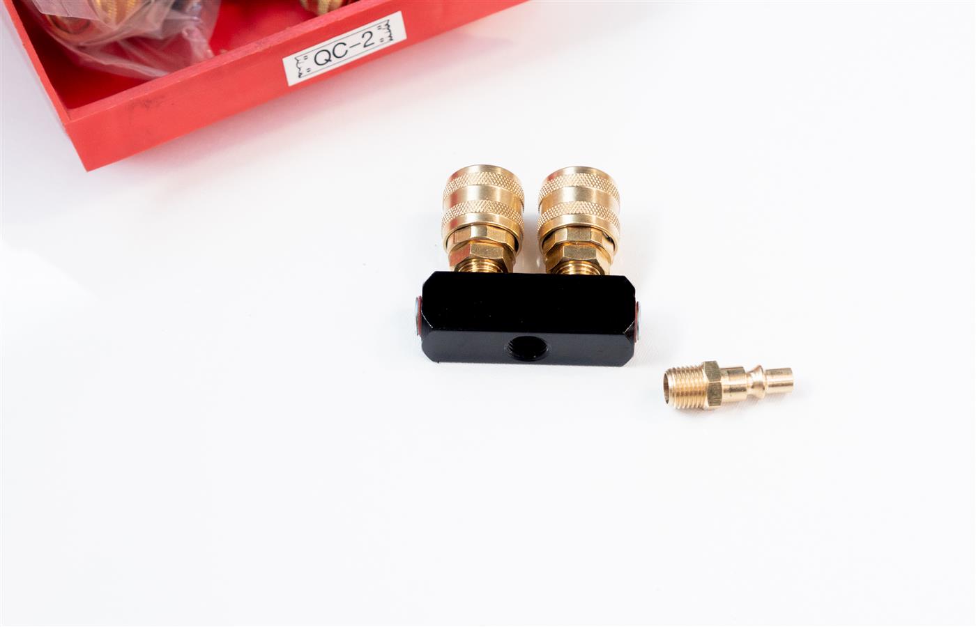 Fitting QC-2C 2 WAY BRASS ARO COUPLING | PN: QC-2C