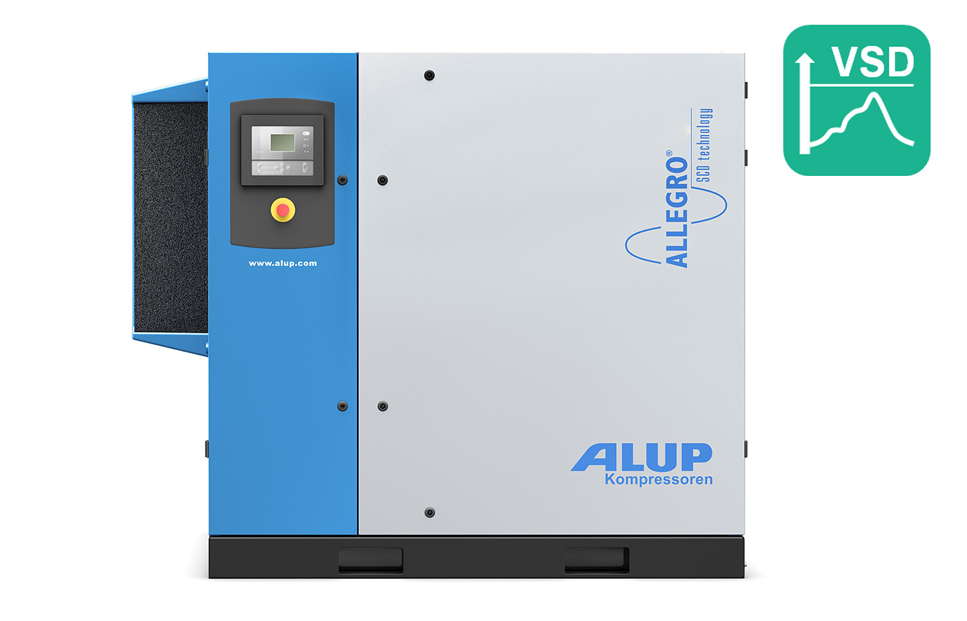 ALUP ALLEGRO 55 Oil Injected Screw Compressor with Variable Speed Drive