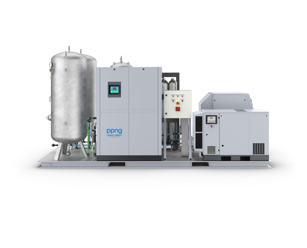 Ash Air - Pneumatech PPNG 1-12 High Pressure Nitrogen Generation Skids HE