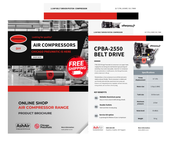 Ash Air - Online Shop - Buy Oil-Free Air Compressors For Sale | NZ